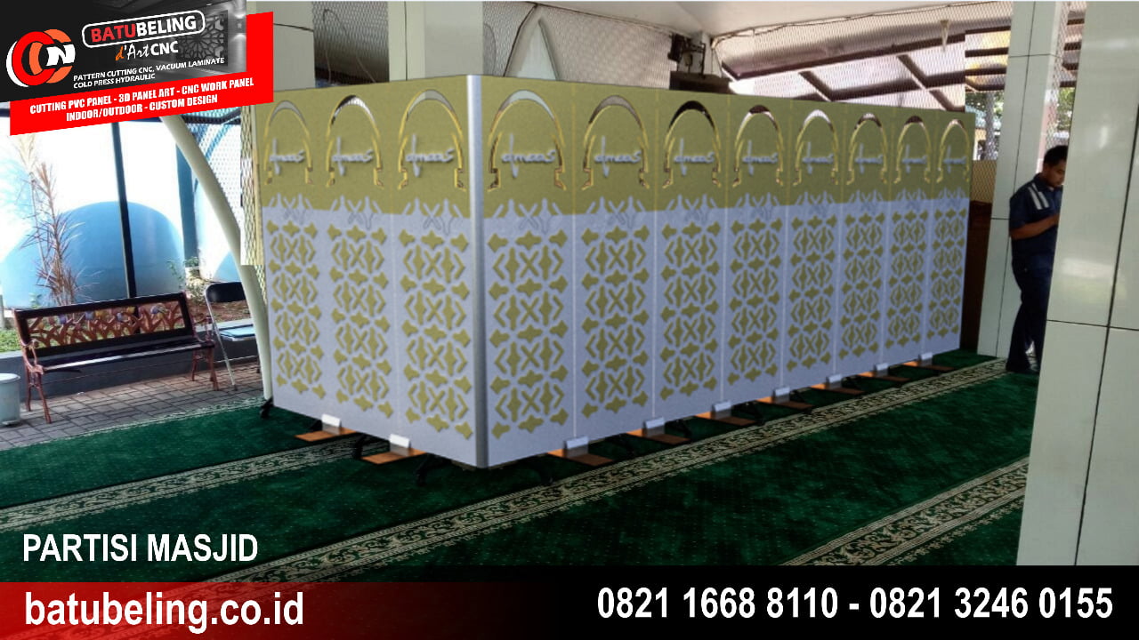 Jasa CNC Partisi Masjid Professional No 1 - Jasa Mesin CNC